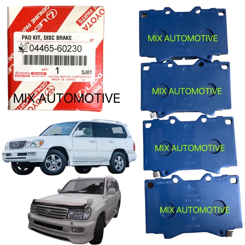 100% Original Toyota Land Cruiser V8 FZJ100 FZJ105 HDJ100 HDJ101 HZJ105 ...