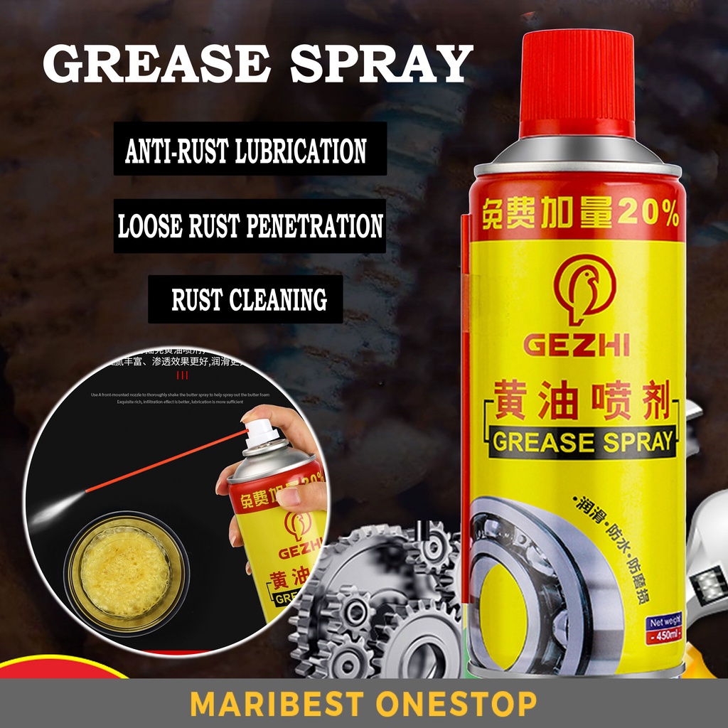 Spray Grease Tools Automotive Grease Bearing Grease Spray Minyak Grease ...