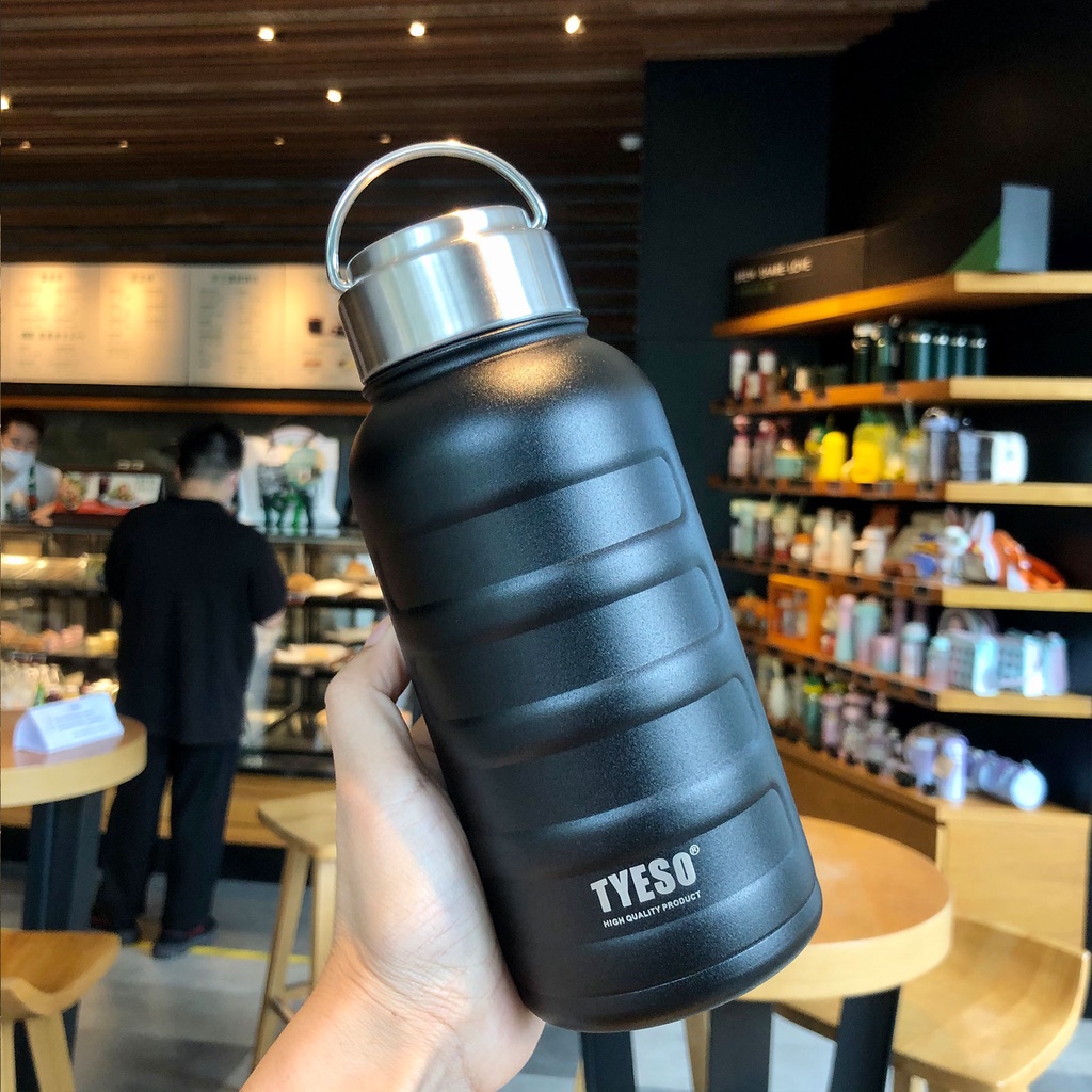 HEiM TYESO 750ml 1000ml Thermos Cup Water Bottle Flask Stainless Steel ...