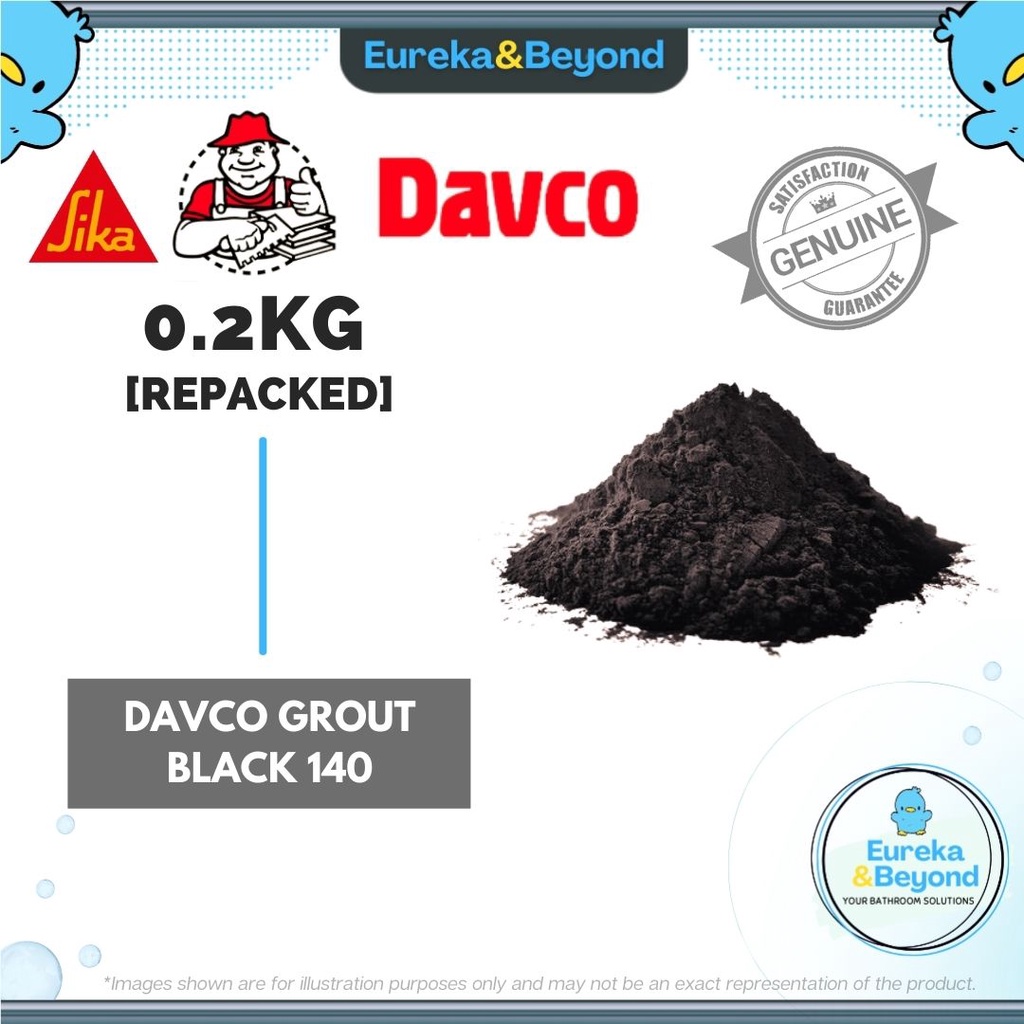 𝗕𝗟𝗔𝗖𝗞 𝗚𝗥𝗢𝗨𝗧 - DAVCO Cementitious Floor & Wall Grout Joint Filler ...