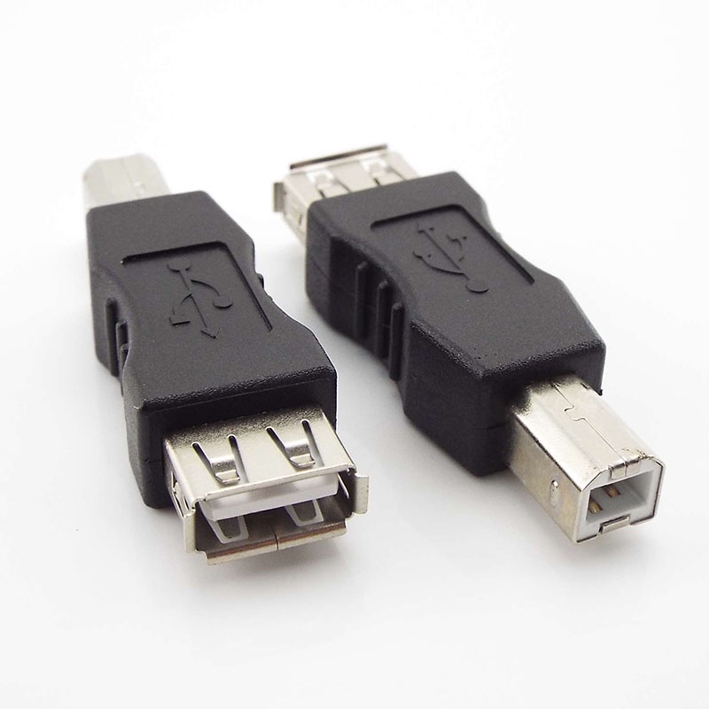 USB 2.0 Female to USB Type A Type B Male to Male Female to Male Adapter ...