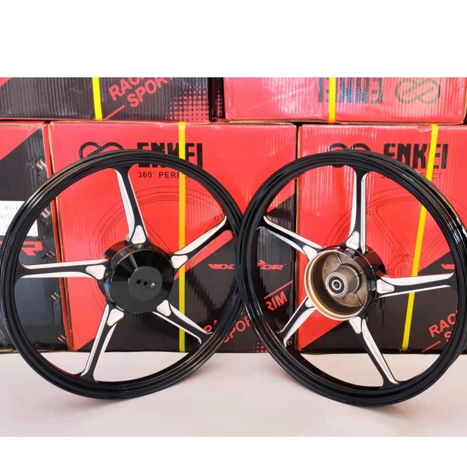 HONDA WAVE 100 EX5 DREAM WAVE100 DREAM110 EX5 ENKEI 511 SPORT RIM 5 BATANG KAKI 5 LEG 140 x 160 ...