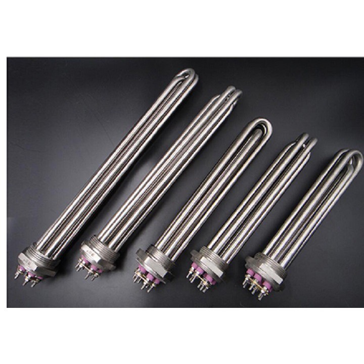 INOX - THREADED HEAT BAR FOR WATER BOILER, PHO POT RESISTOR, DUN NUOC ...