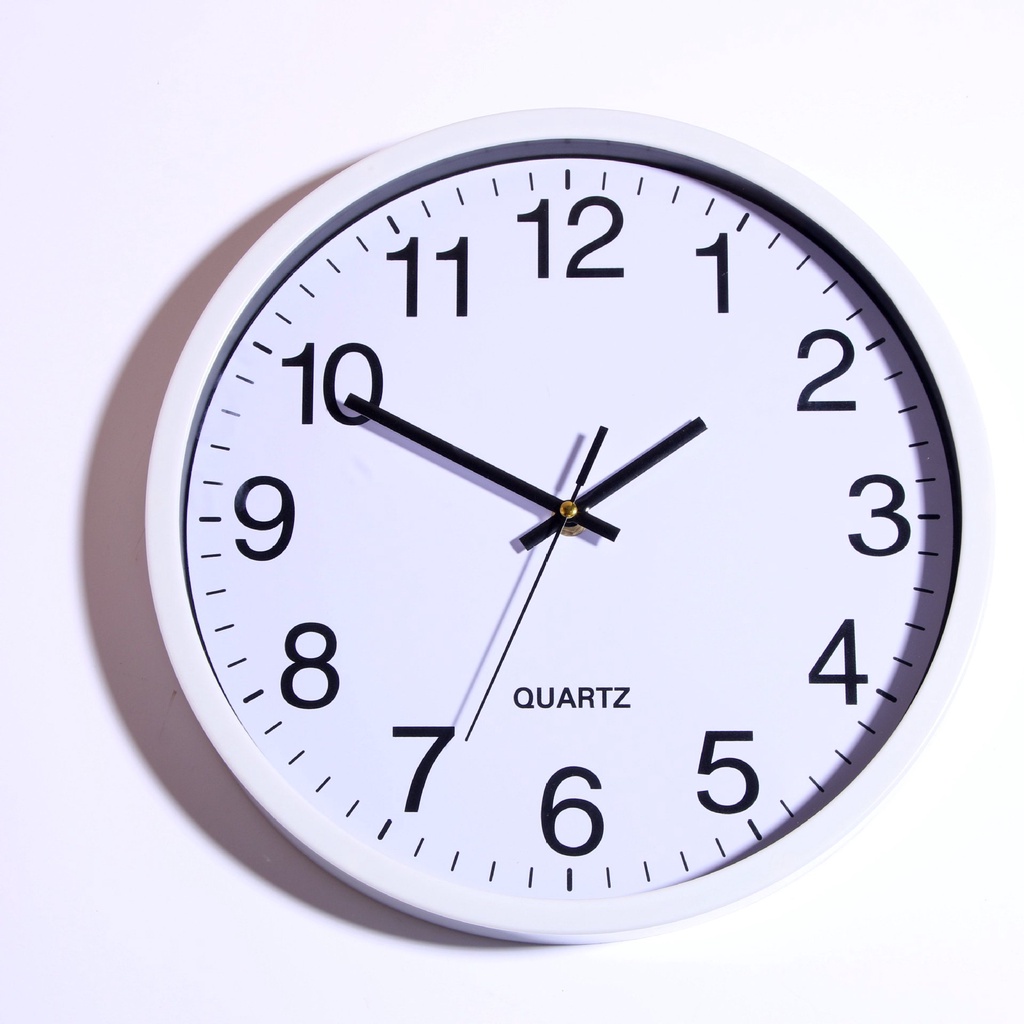 UDC 🕰️ 25cm Wall Clock IKEA Style Home Decor Clock 10 inch Jam Dinding ...