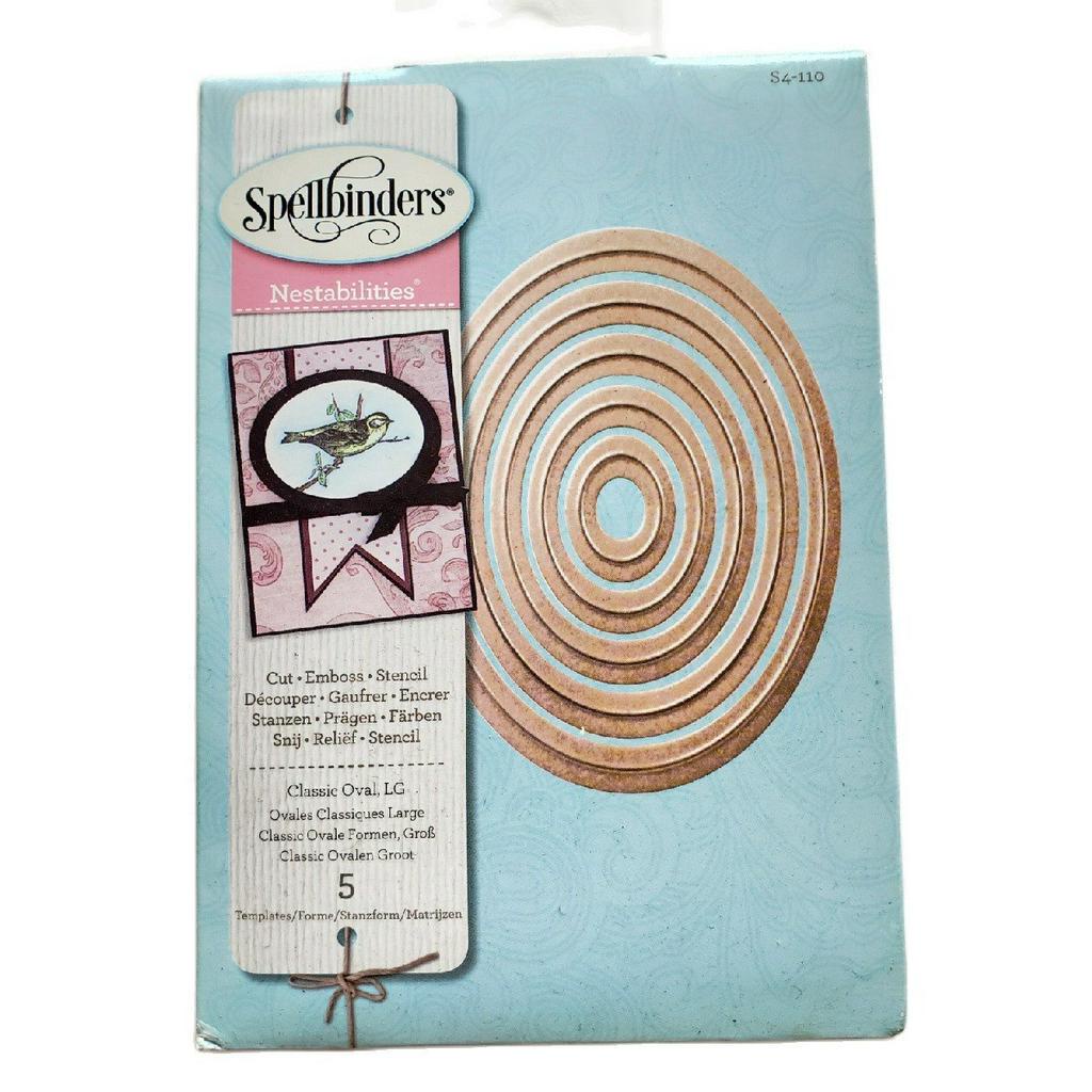 Spellbinders Nestabilities Cut-Emboss-Stencil Dies (Classic Rectangles ...