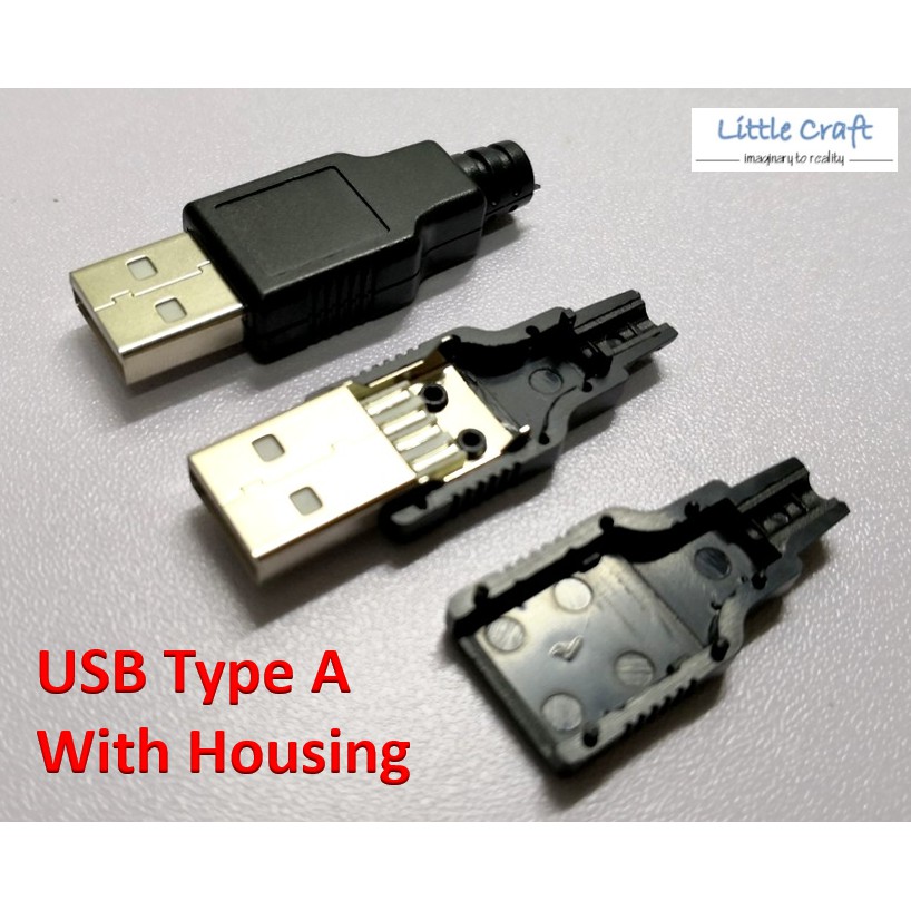 Standard USB Type A Male Connector With Housing | Shopee Malaysia