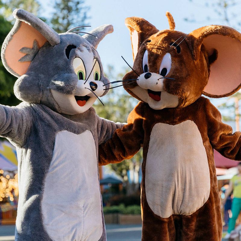 TOM JERRY MASCOT COSTUME MASKOT KOSTUM MOUSE CAT Tom&Jerry CARTOON SUIT ...