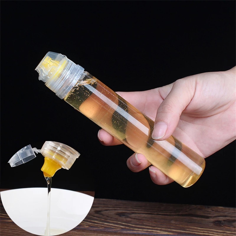 Kitchen 90ML Transparent Honey Squeeze Bottle / Portable Refillable ...