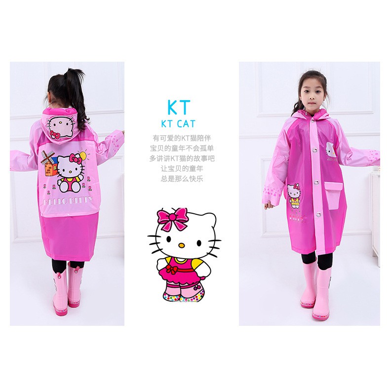 Hello kitty overalls raincoat | Shopee Malaysia