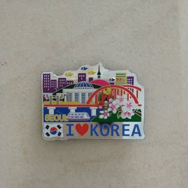 I Love Korea, Seoul Fridge Magnet | Shopee Malaysia