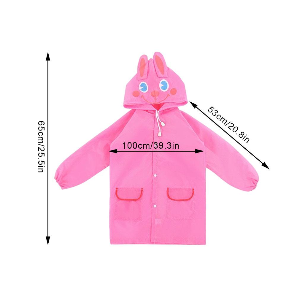 Children's cartoon 3D animal style rainproof and impermeable cute ...