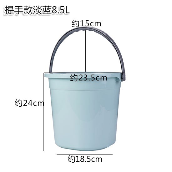 Transparent extra thick bucket plastic bucket household large water ...