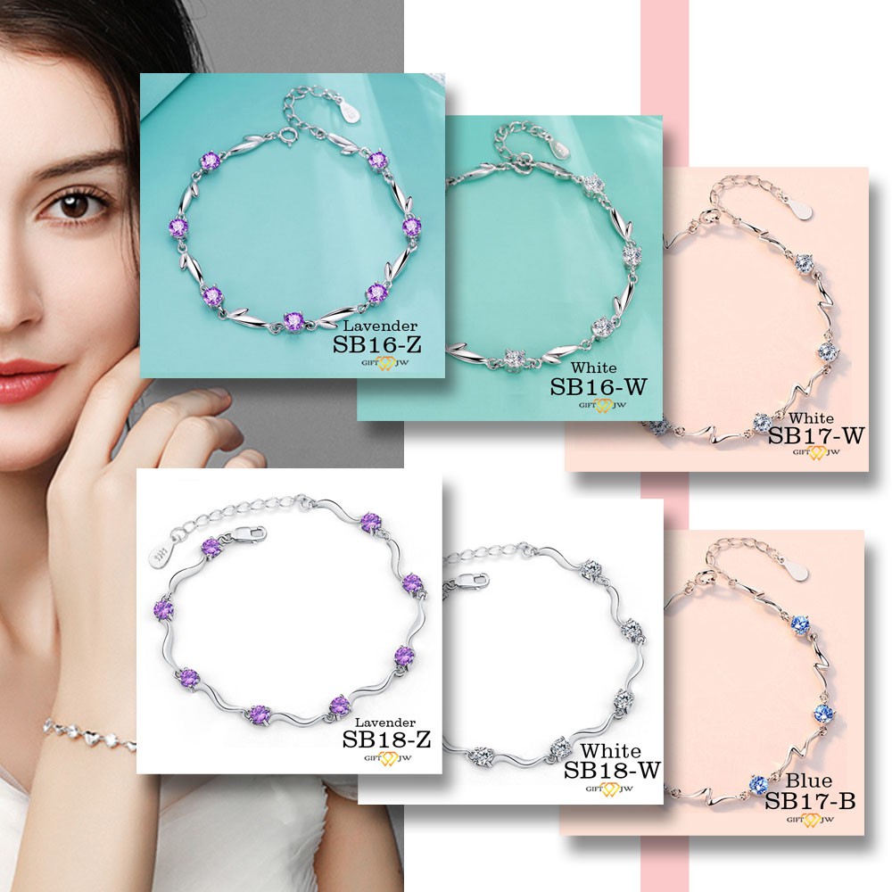 [FREE SHIPPING]- SB16 Gelang Tangan Silver Korea/S925 Rantai Tangan ...