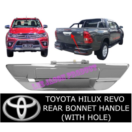 TOYOTA HILUX REVO REAR BONNET HANDLE(WITH HOLE) | Shopee Malaysia