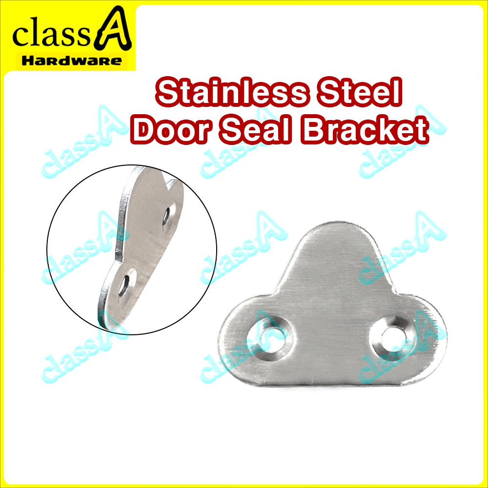 ClassAHW Stainless Steel Door Seal Bracket 30mm x 40mm | Shopee Malaysia