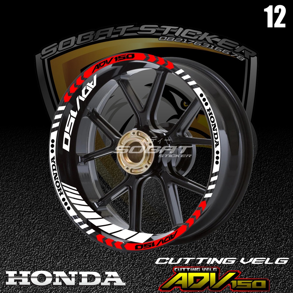 Cutting STICKER Rim ADV 150 012 | Shopee Malaysia