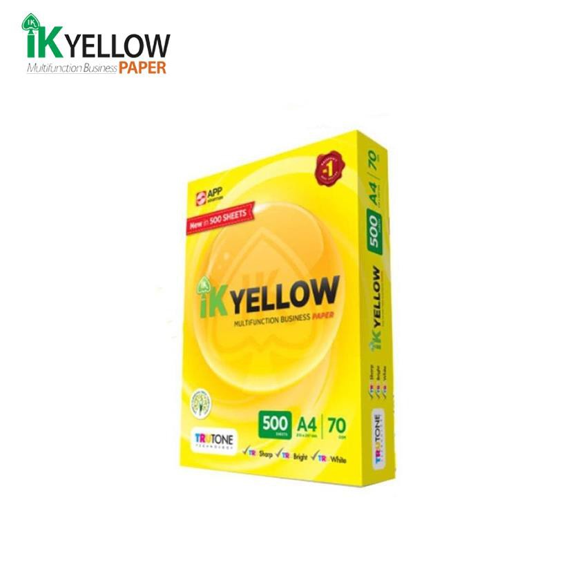 AKINA SAVE IK Yellow A4 Paper 70gsm / 80gsm 450 sheets / 500 Sheets Kertas A4 Multifunction ...