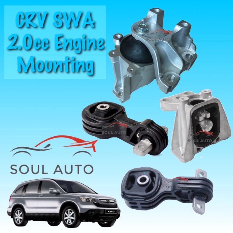 Honda CR-V SWA RE2 2.0cc AUTO (2007-2012 year) Engine Mounting SET CRV ...