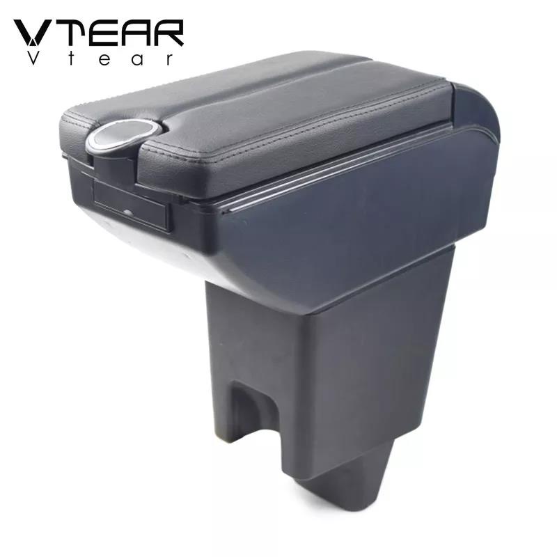 Vtear For Proton saga armrest storage box leather arm rest car-styling ...