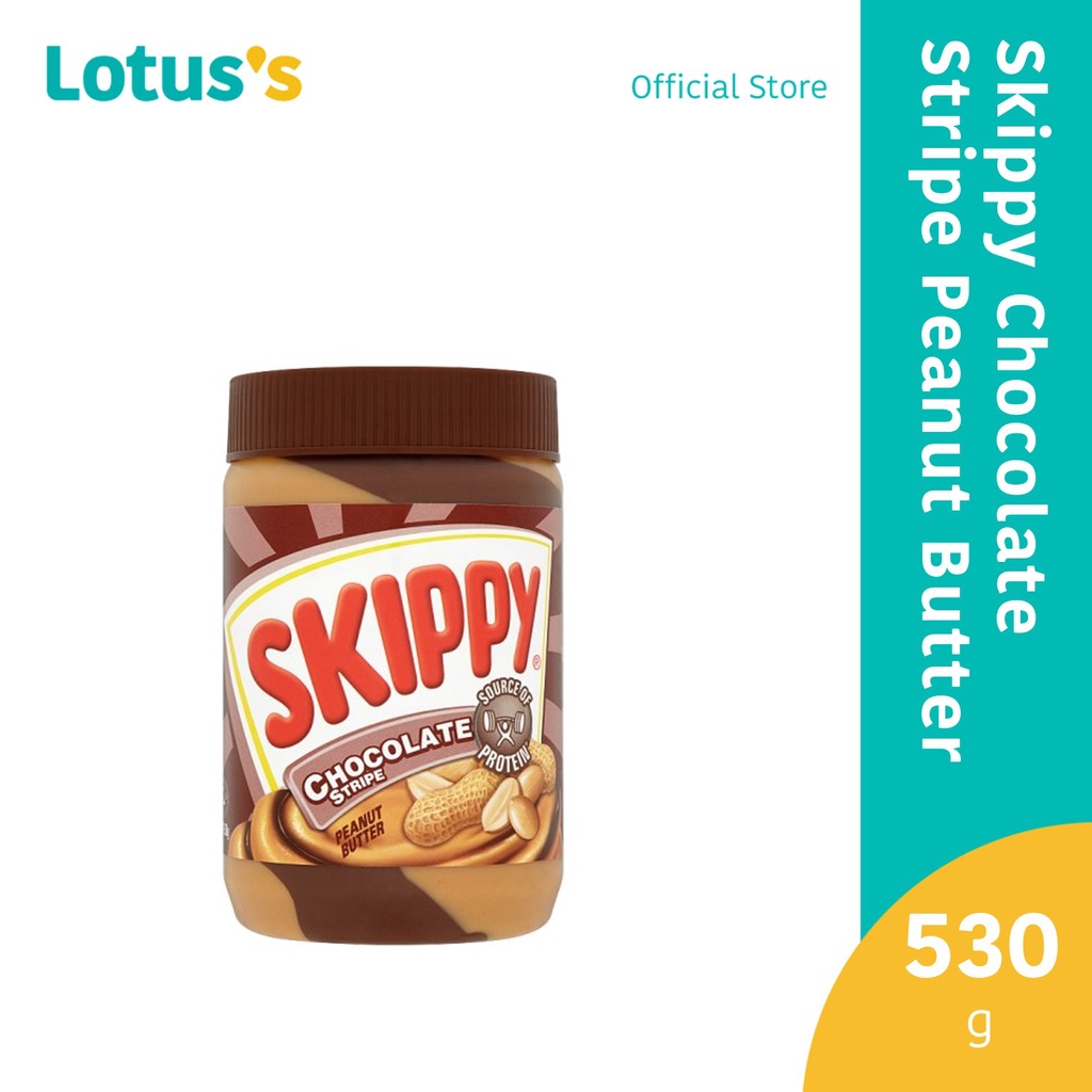Skippy Chocolate Stripe Peanut Butter 530g | Shopee Malaysia