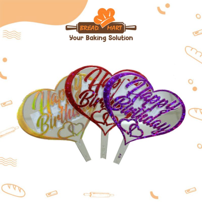 Hbd LOVE TOPPER (PERPCS) | Shopee Malaysia