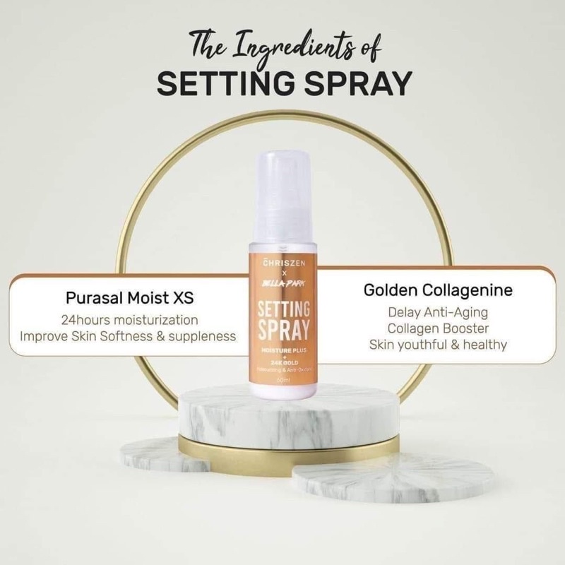 Chriszen x Bella Park Setting Spray 💥💥 | Shopee Malaysia
