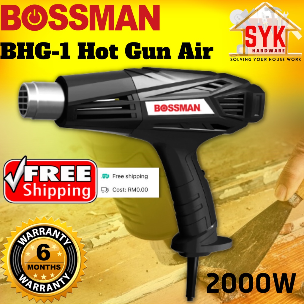 SYK(Free Shipping)BOSSMAN BHG-1 BHG1 BHG 1 Electric Hot Air Gun Heat ...