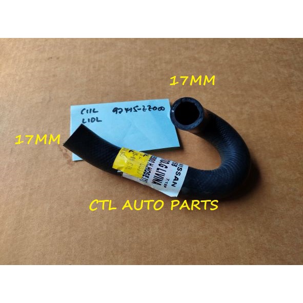 NISSAN LATIO-C11L LIVINA-L10L 1.6 HOSE WATER HEATER 92415-EE000 ...