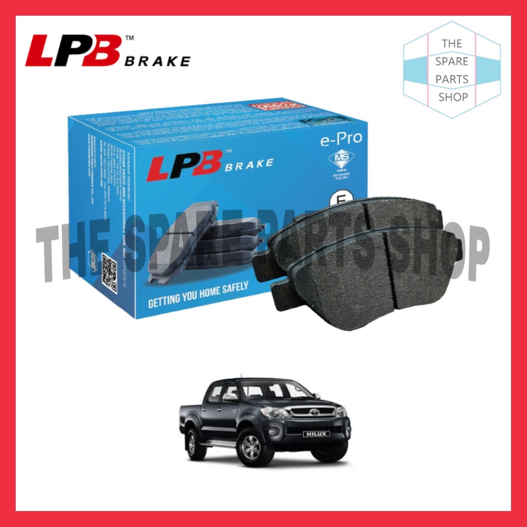 TOYOTA HILUX KUN26 FRONT LPB DISC BRAKE PAD (A14200) | Shopee Malaysia
