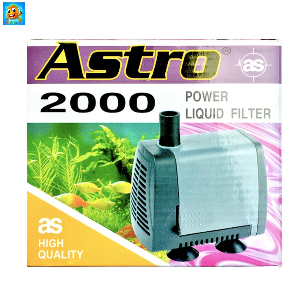 ASTRO AS-2000 SUBMERSIBLE WATER PUMP AQUARIUM LIQUID FILTER | Shopee ...