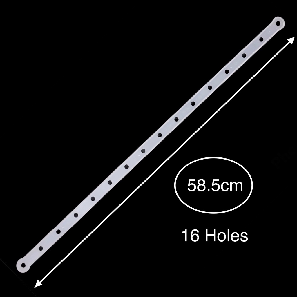 1pcs Back Hanger Attachment Extender Plastic Strip 16 Holes Connector ...