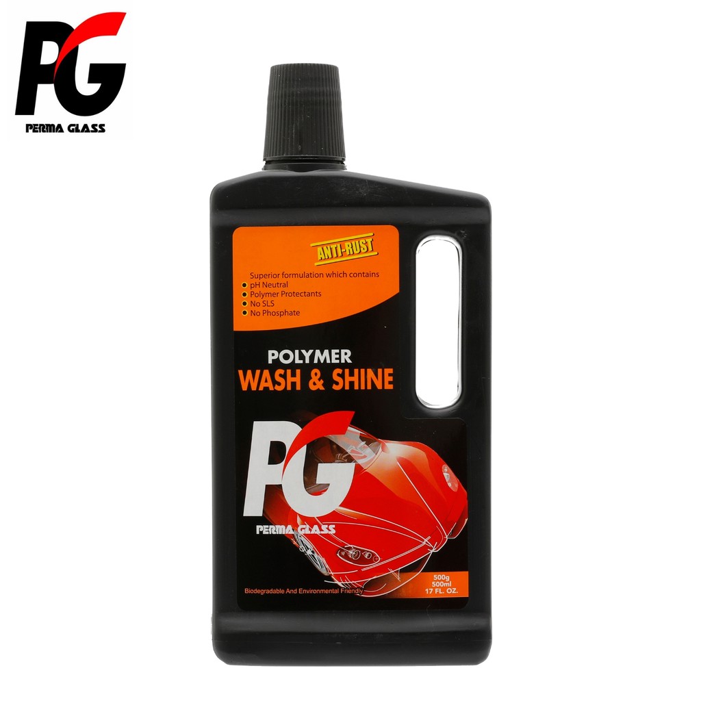 PG Polymer Wash & Shine Car Shampoo (500ml) | Shopee Malaysia