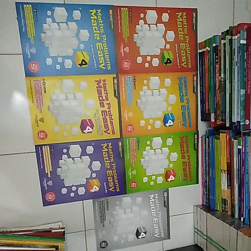 Maths PROBLEMS MADE EASY PRIMARY 4,GEOMETRY, FRACTIONS,DECIMALS, AREA ...