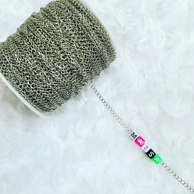 RANTAI IRON SILVER SAIZ KECIL (2mm) | Shopee Malaysia