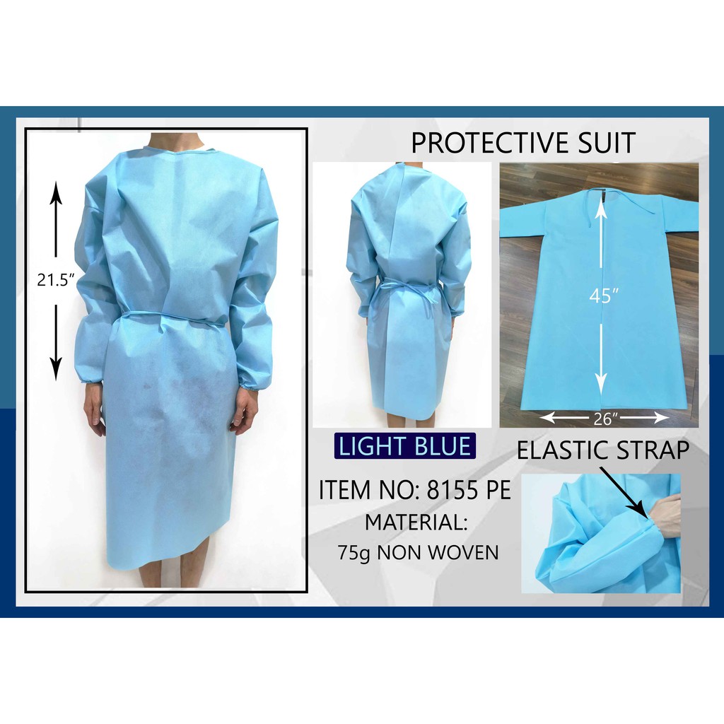 PPE Suit Protective Clothing / Gown Isolation Suit Anti-dust / PPE ...