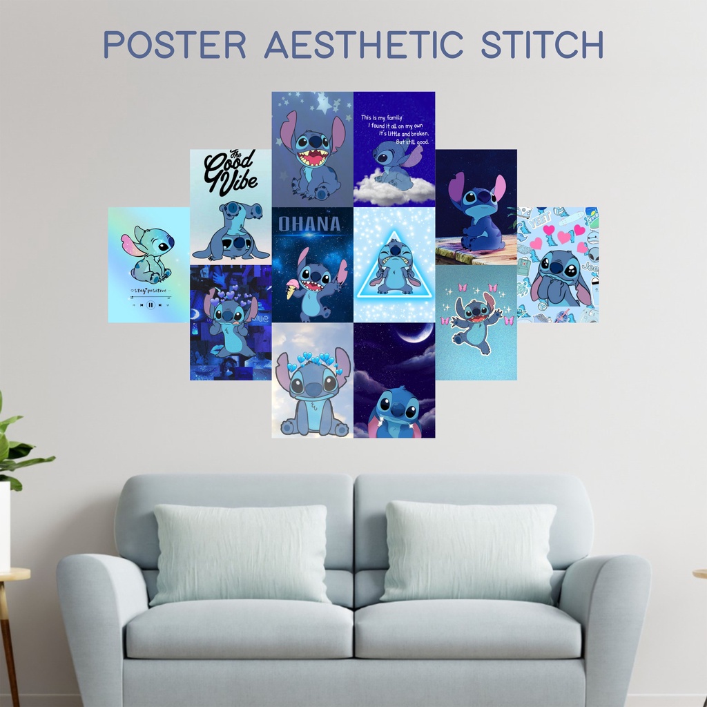 Aesthetic Stitch Poster Cool Fill 40pcs And 20pcs | Shopee Malaysia