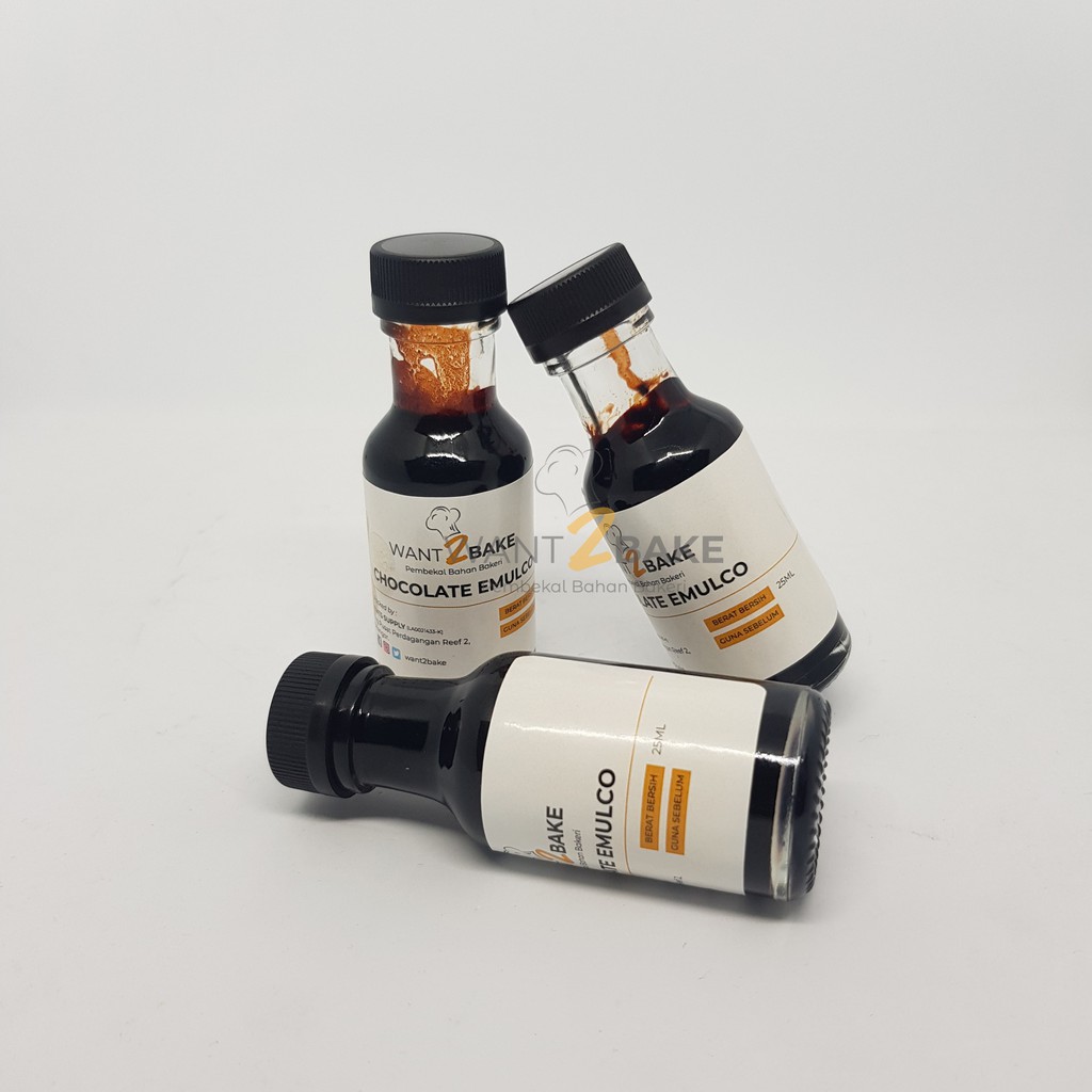 🎂WANT2BAKE🎂EMULCO CHOCOLATE 25ML | Shopee Malaysia