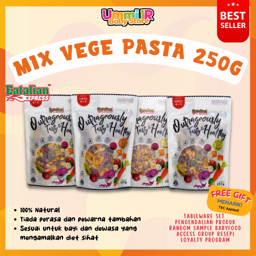 Baby Food Pasta Eatalian Express Homemade Mix Veggie | Shopee Malaysia