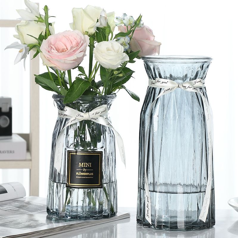 Ready stock Pasu kaca clear Design Pasu Gubahan Transparent glass Vase ...