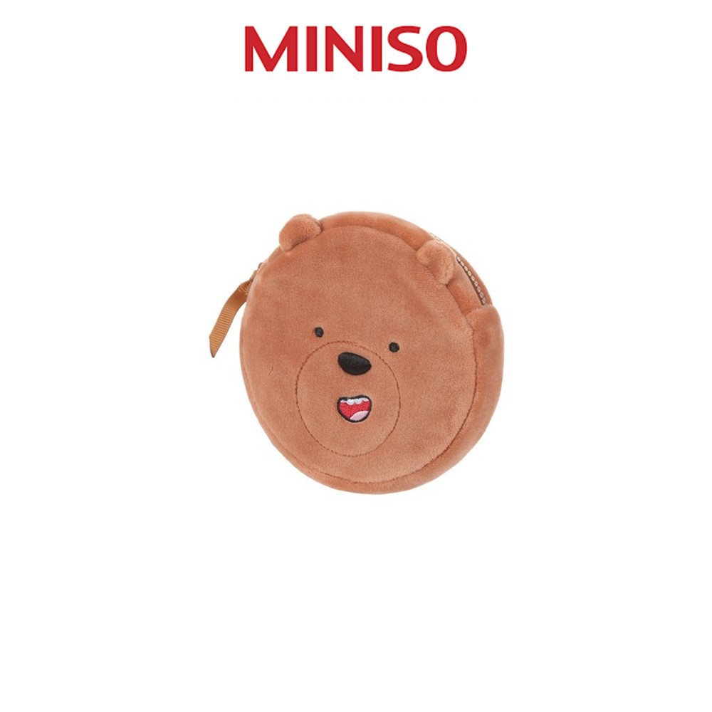 MINISO We Bare Bears Coin Purse - Grizz 6941501524869 | Shopee Malaysia