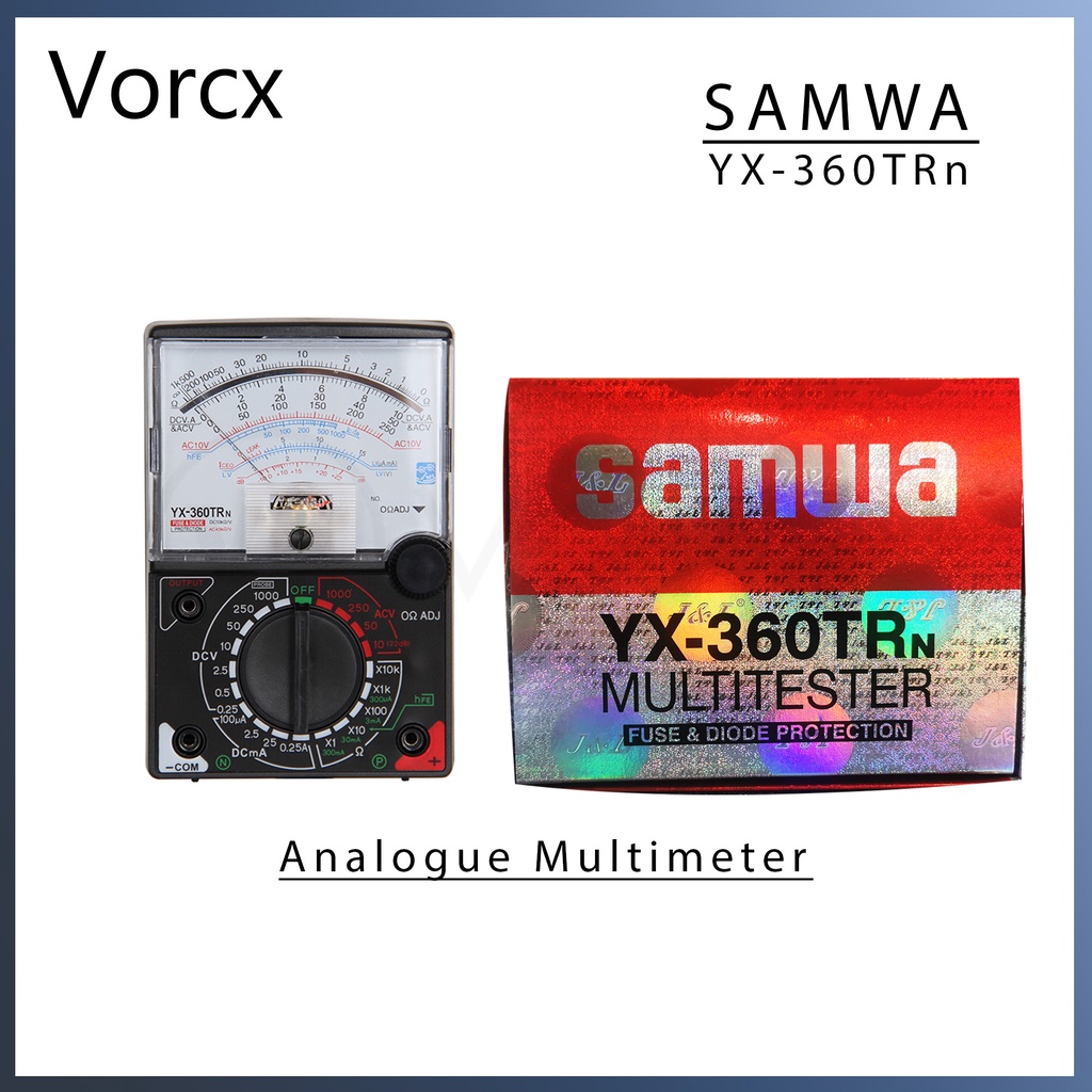 Samwa YX-360TRn Multimeter Fuse & Diode Protection | Shopee Malaysia