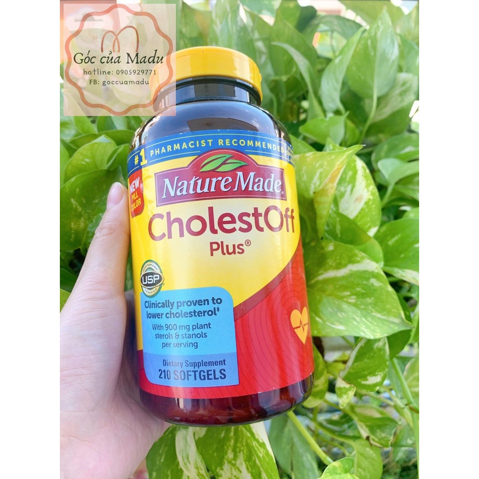 Cholesterol oral tablet -CholestOff Plus 210 capsules of Nature Made ...