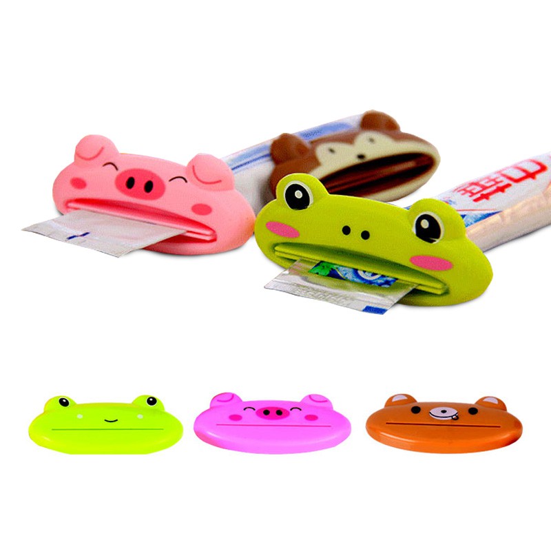 Character Toothpaste Clamp Tool Toothpaste Cutter Toothpaste Dispenser ...