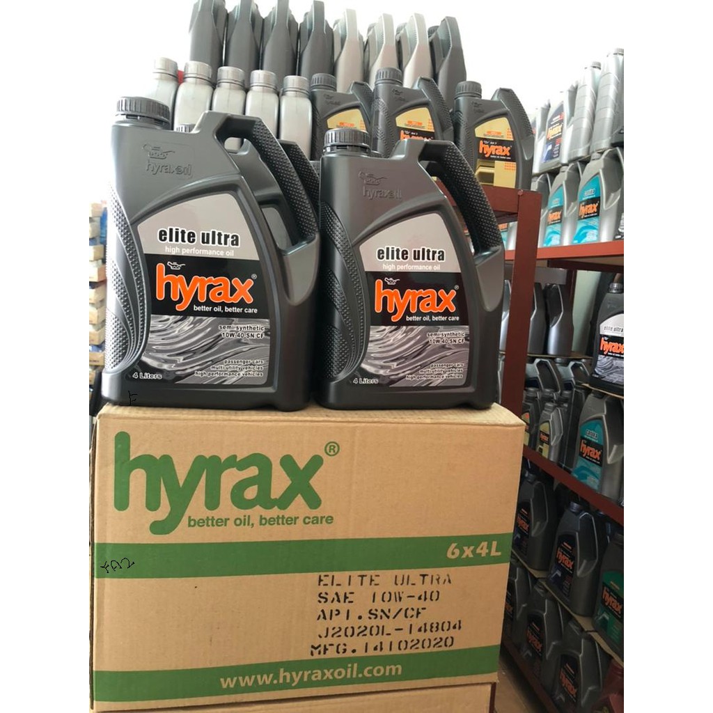 [BORONG HARGA EJEN] Minyak Enjin - Hyrax Oil elite ultra semi synthetic ...