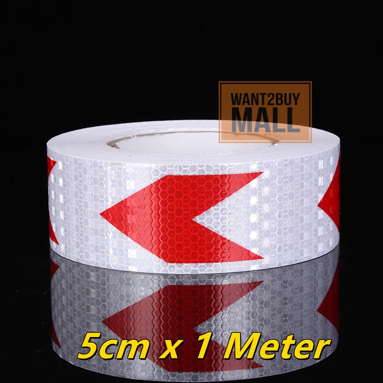 10cm x 3M Arrow Marking Truck Lorry Car Safety Warning Conspicuity ...