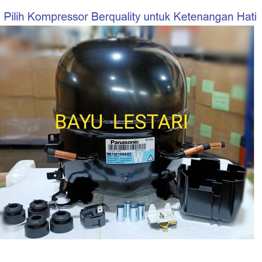 QB73 ~ QB73C15GAX5 (1/5hp / 185W) ORIGINAL PANASONIC MALAYSIA ...