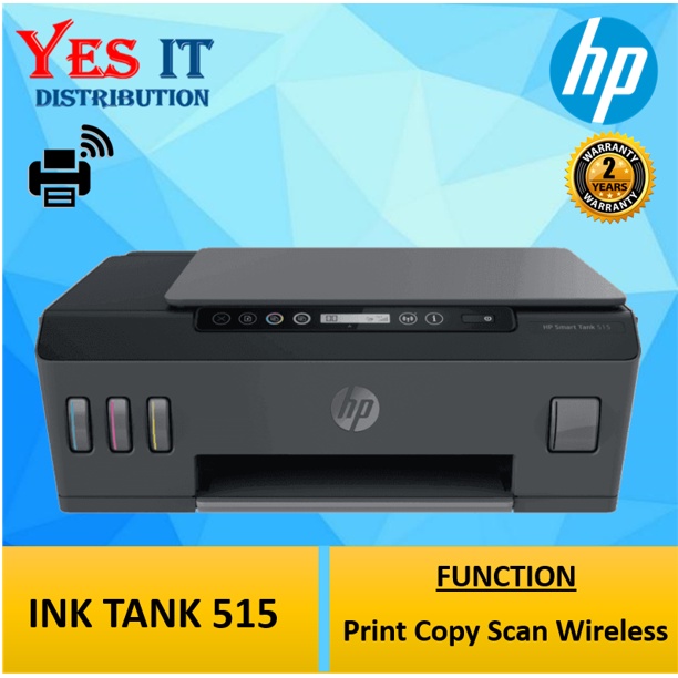 HP Smart Tank 515 Wireless AIO Printer (Print,Scan,Copy,Wireless ...