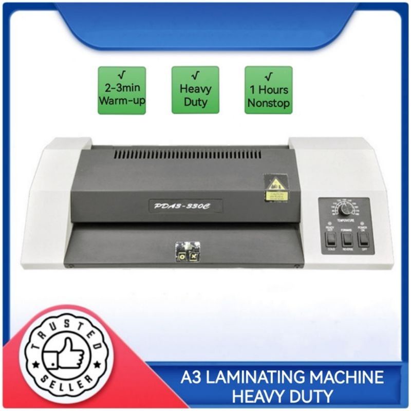 PDA3-330C A3 LAMINATING MACHINE | MESIN LAMINATE | LAMINATOR MACHINE *HEAVY DUTY | Shopee Malaysia