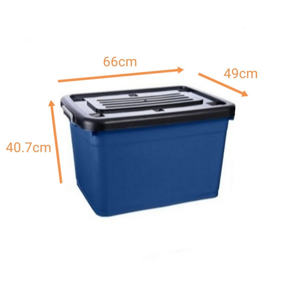 Century Storage Box With Wheel 80 Litres - 7999SC | Shopee Malaysia