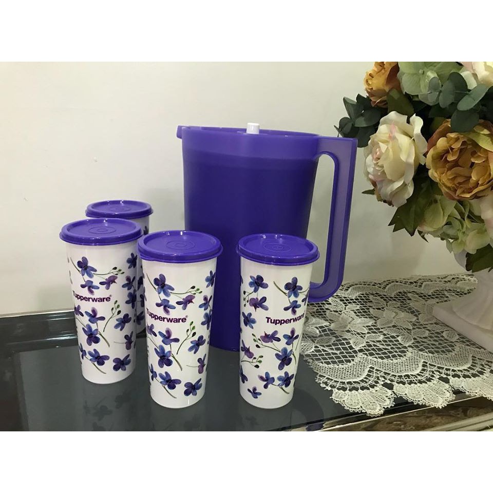 Tupperware Spring Garden Serving Set | Shopee Malaysia